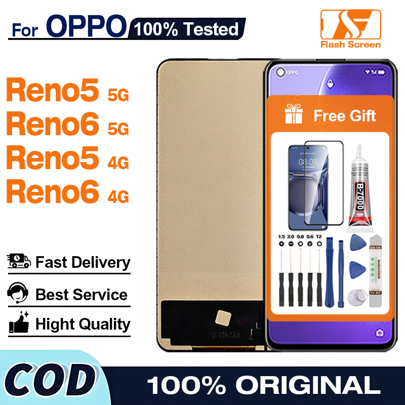 ORI LCD OPPO Reno 5 4G 5G/ Reno 6 4G 5G High-Quality Digitizer Assembly ...