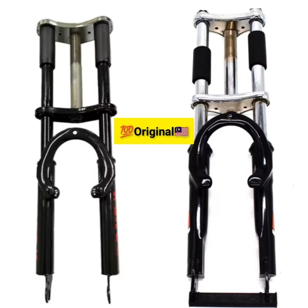 20 inch Double Fork hidup Suspension Basikal | Shopee Malaysia