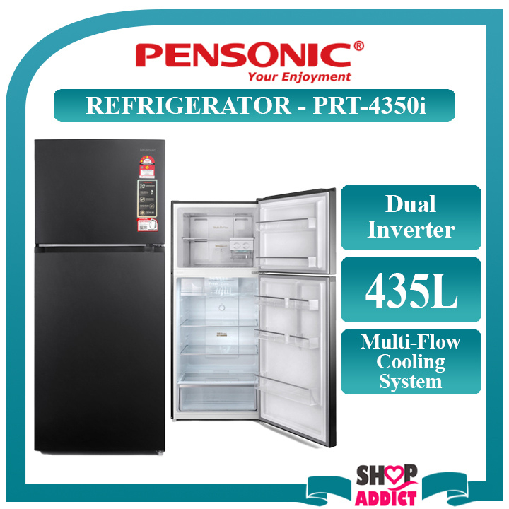 Pensonic 435L Inverter Refrigerator PRT-4350i Peti Sejuk with Multi ...