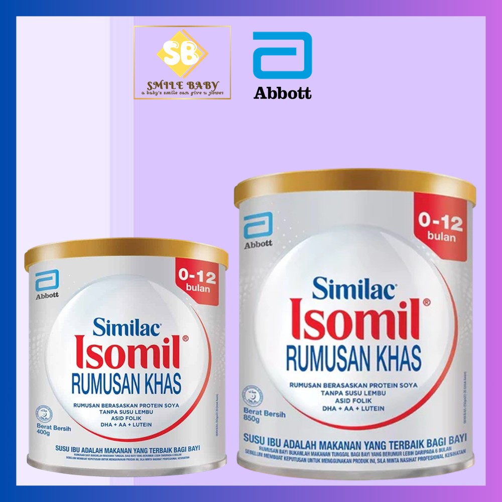 Isomil Baby 400g | 850g for 0 to 12 Months (Soy Formula for Milk ...