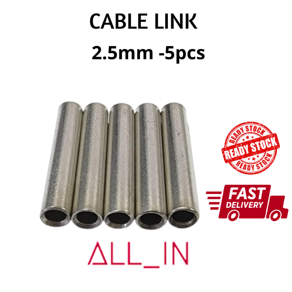 Cable Link 2.5mm Full Copper[5pcs] | Shopee Malaysia