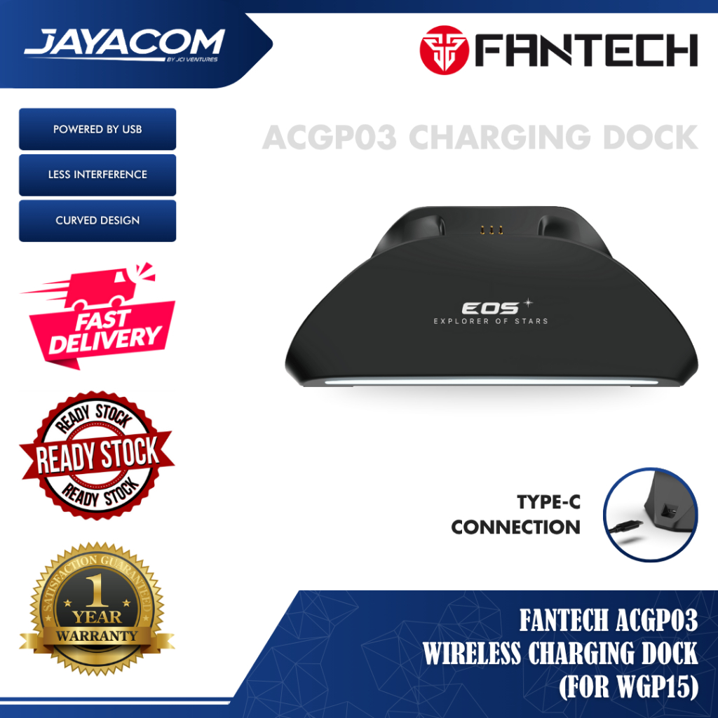 Fantech ACGP03 Wireless Charging Dock – For WGP15 (USB Powered / Less ...