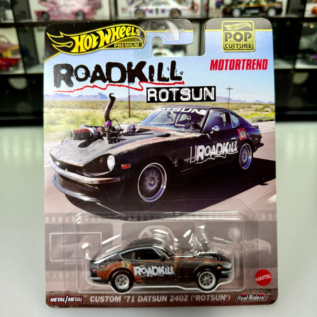 Hot Wheels Premiums Custom 71 Datsun 240Z Rotsun Roadkill JDM Moto ...