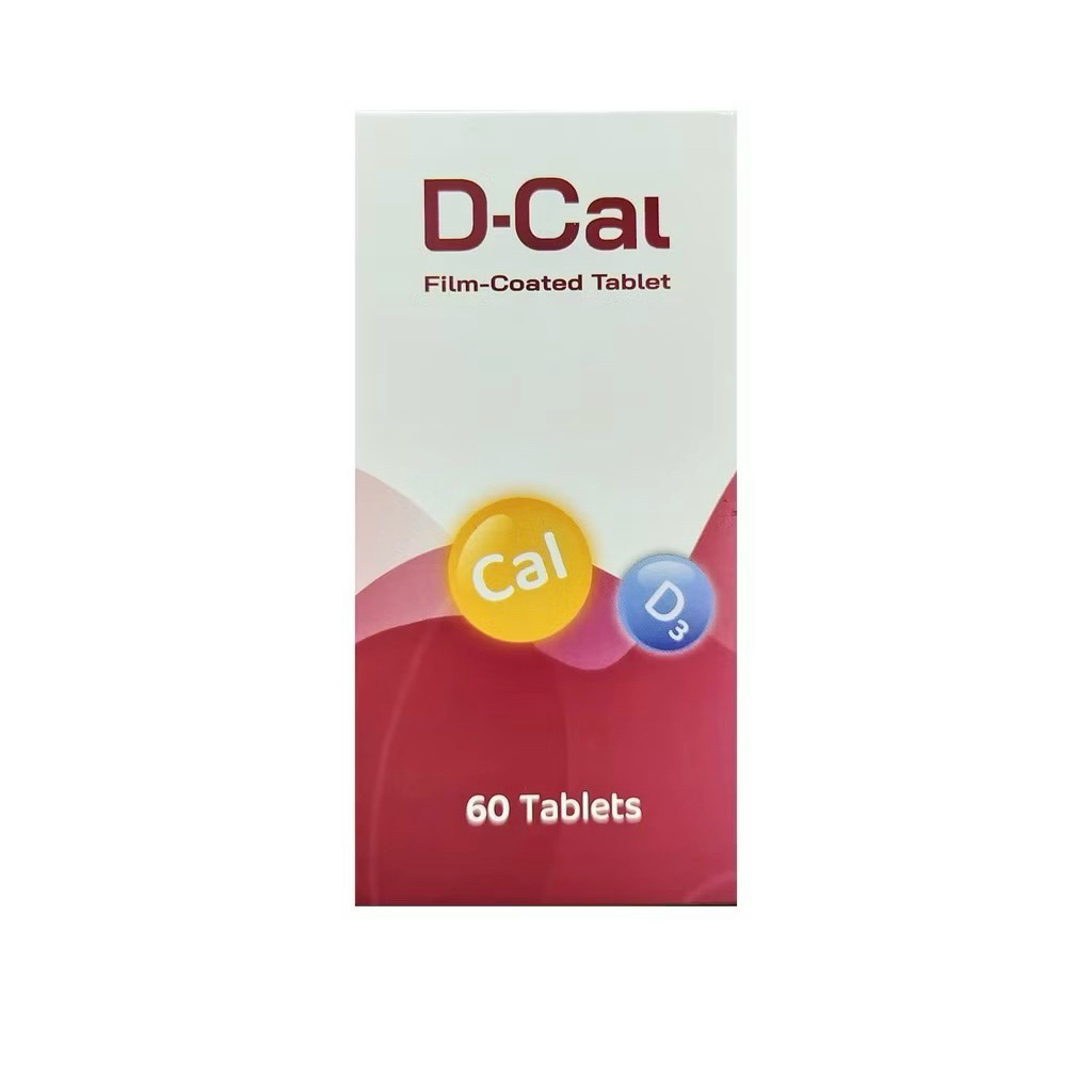 DCal Calcium 500mg Vitamin D3 200iu x60's (Exp 8/2027) | Shopee Malaysia