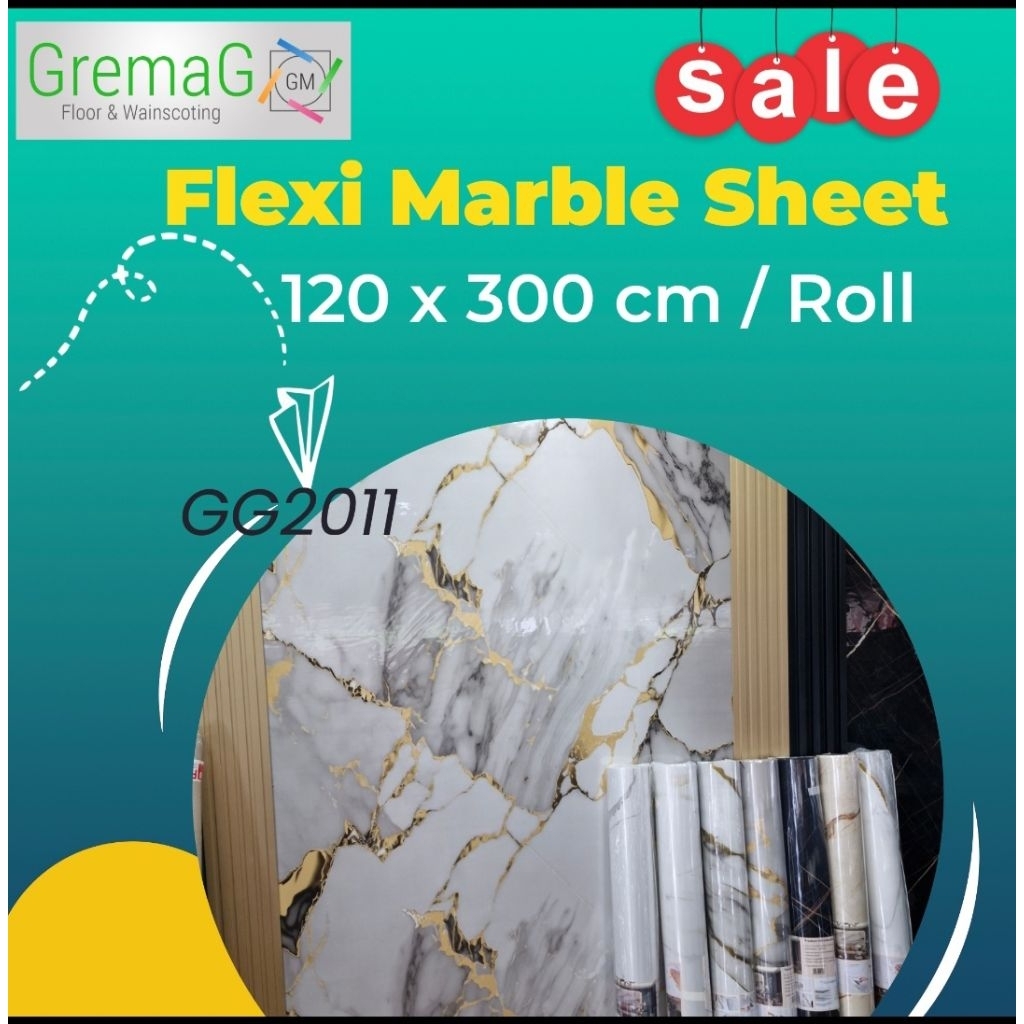 Flexi Marble Sheet /120x300cm/self adhesive marble sheet/gremag ...