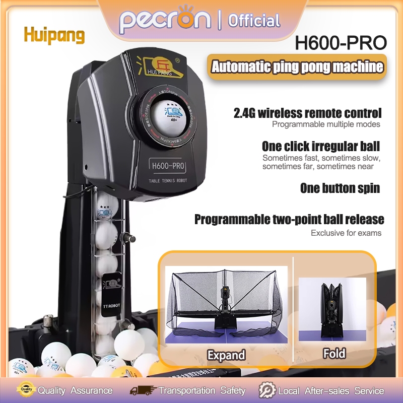 HUIPANG H600-PRO Electric Table Tennis Training Robot Table Tennis ...