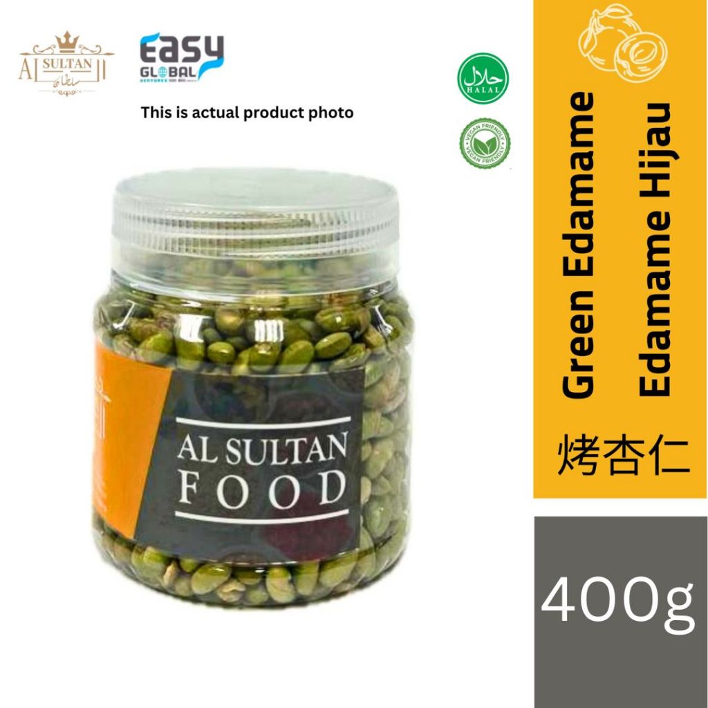 Roasted Green Edamame | Kacang Edamame Hijau 400g | Shopee Malaysia