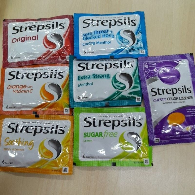 Strepsils Sore Throat Lozenges 3pcs / 6pcs (1 Packet) | Shopee Malaysia