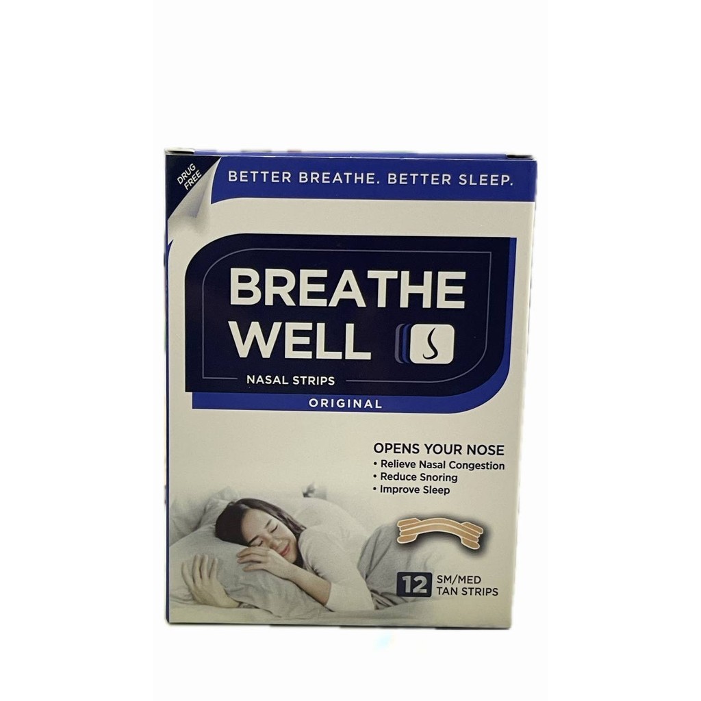 BREATHE WELL NASAL STRIPS ADULT ORIGINAL 12'S | Shopee Malaysia