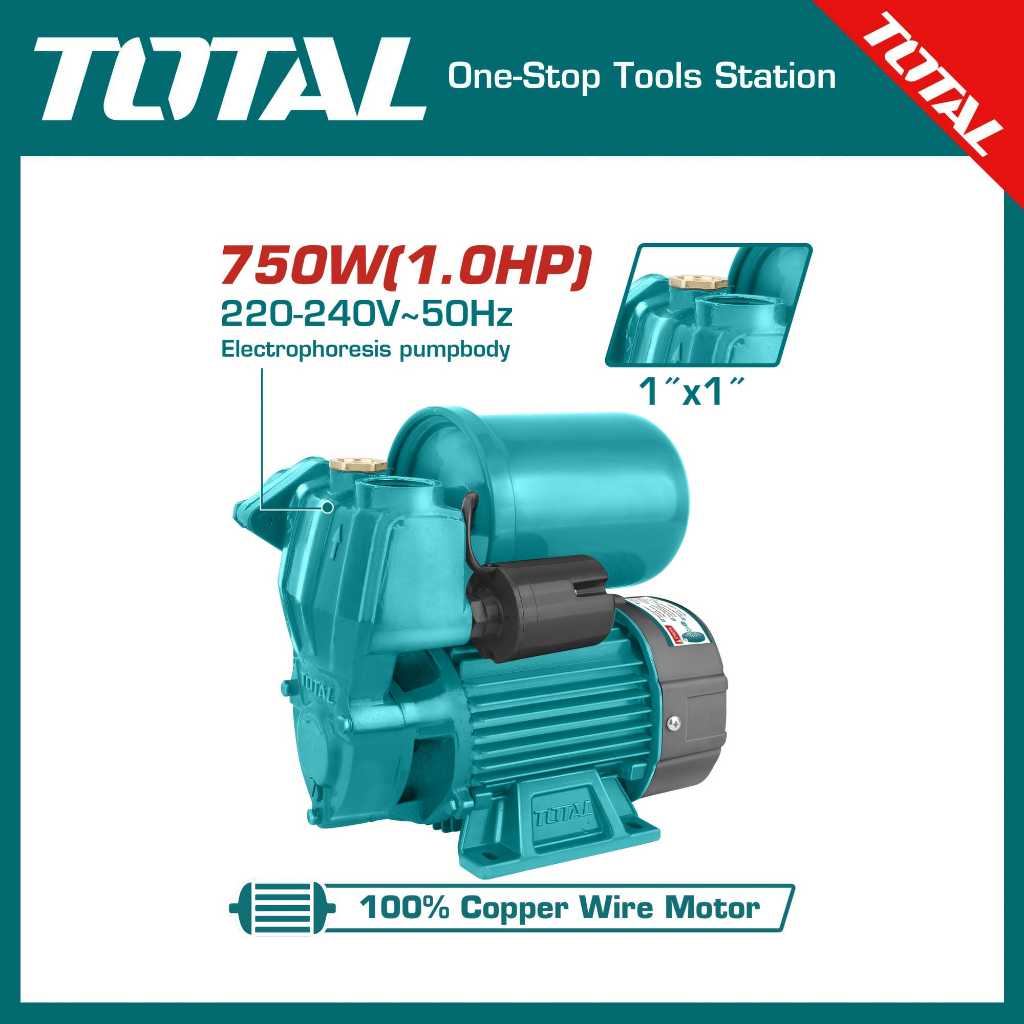 TOTAL Water pump TWP97506 | Shopee Malaysia