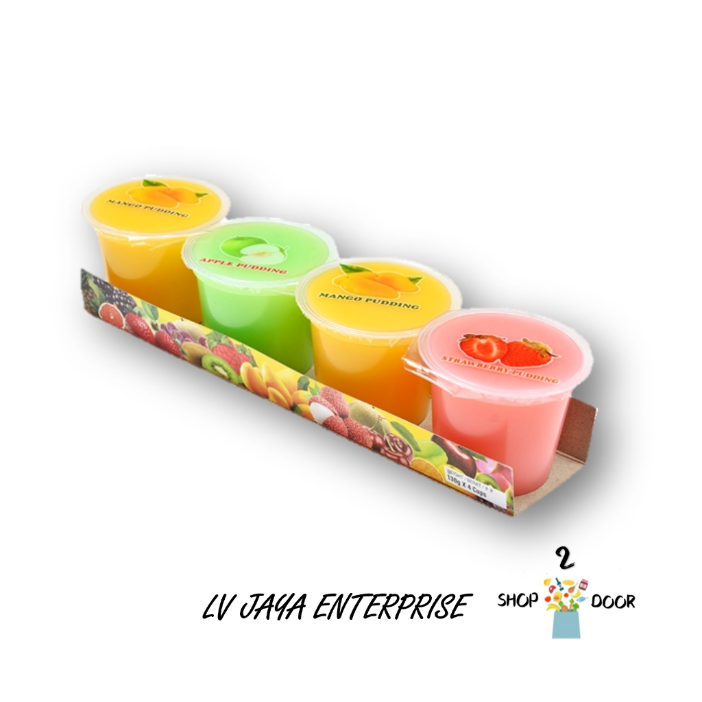 Moway Mixed Fruit Pudding [ 120g x 4 Cups ] | Shopee Malaysia