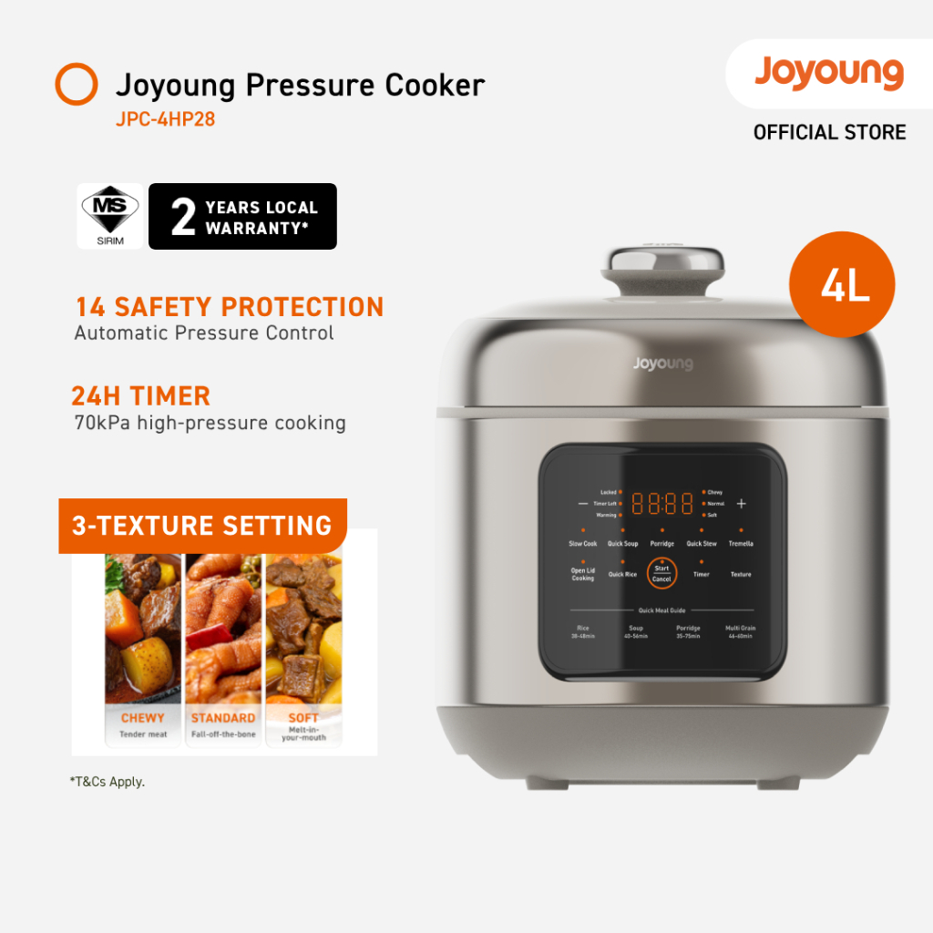 Joyoung Compact Size Pressure Cooker (4L) JPC-4HP28 | Shopee Malaysia