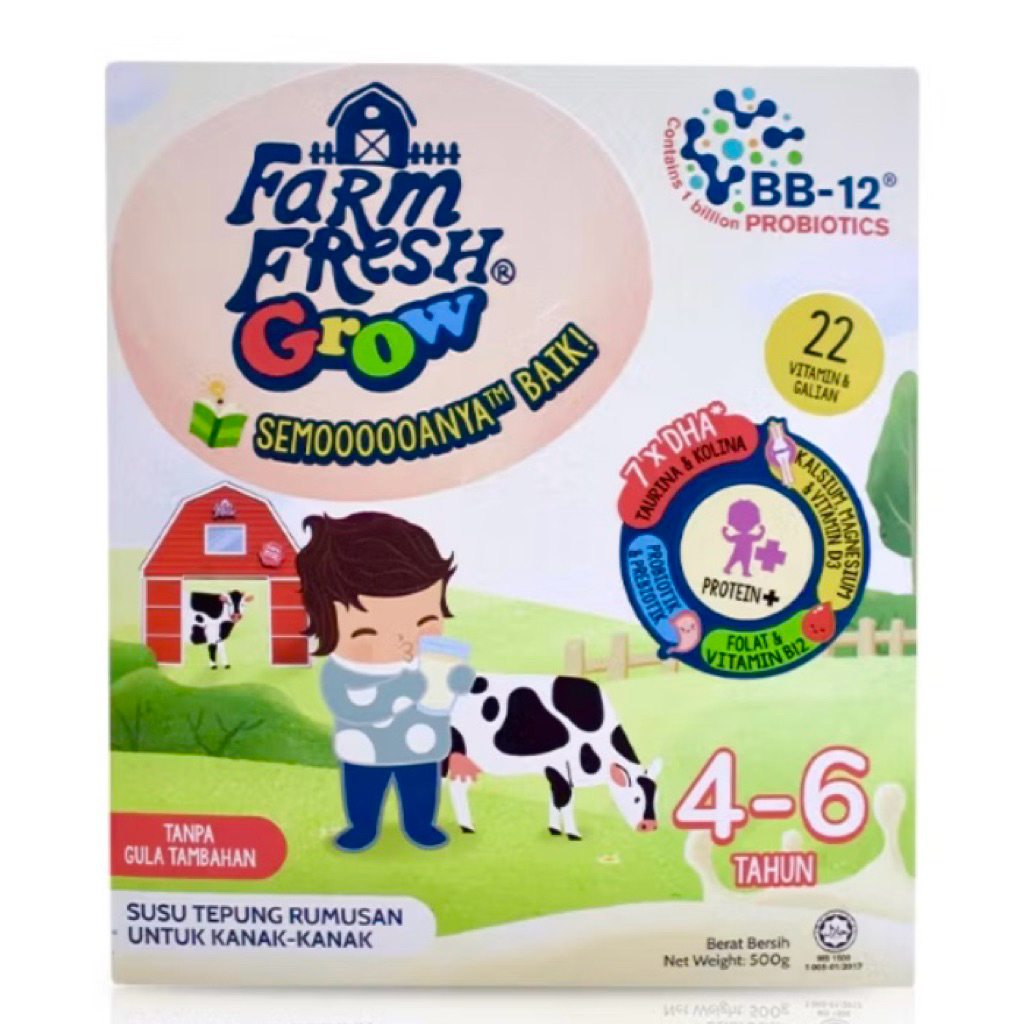 Farm Fresh Milk Powder (1-3yrs 800g) (4-6yrs 500g) | Shopee Malaysia
