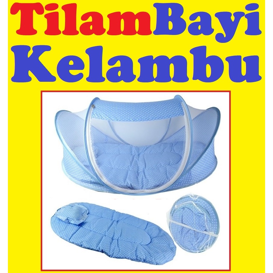 Kanopi Jaring Kelambu Katil Tilam Bayi Baby Sleeping Bed Cushion ...