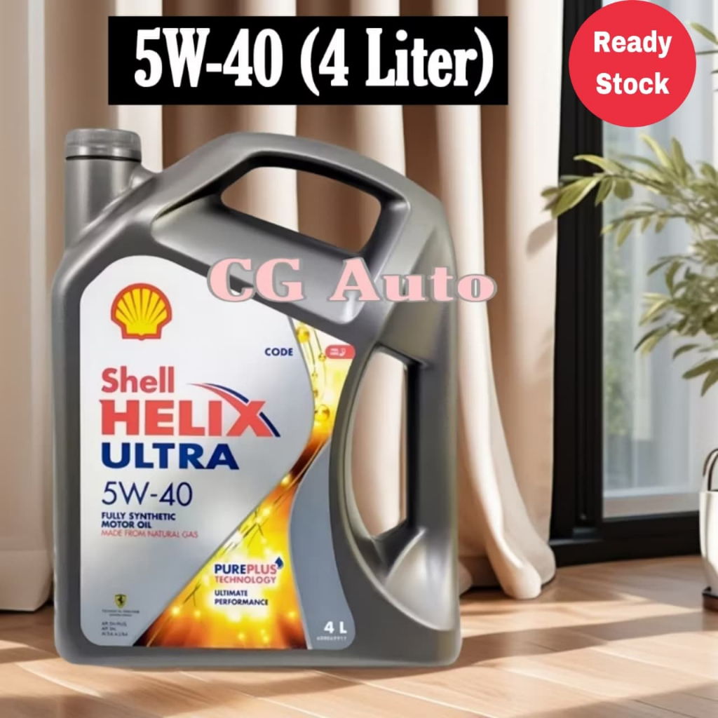 Shell Engine Oil Helix Ultra 5W40 (4 liter) Hong Kong For Proton ...