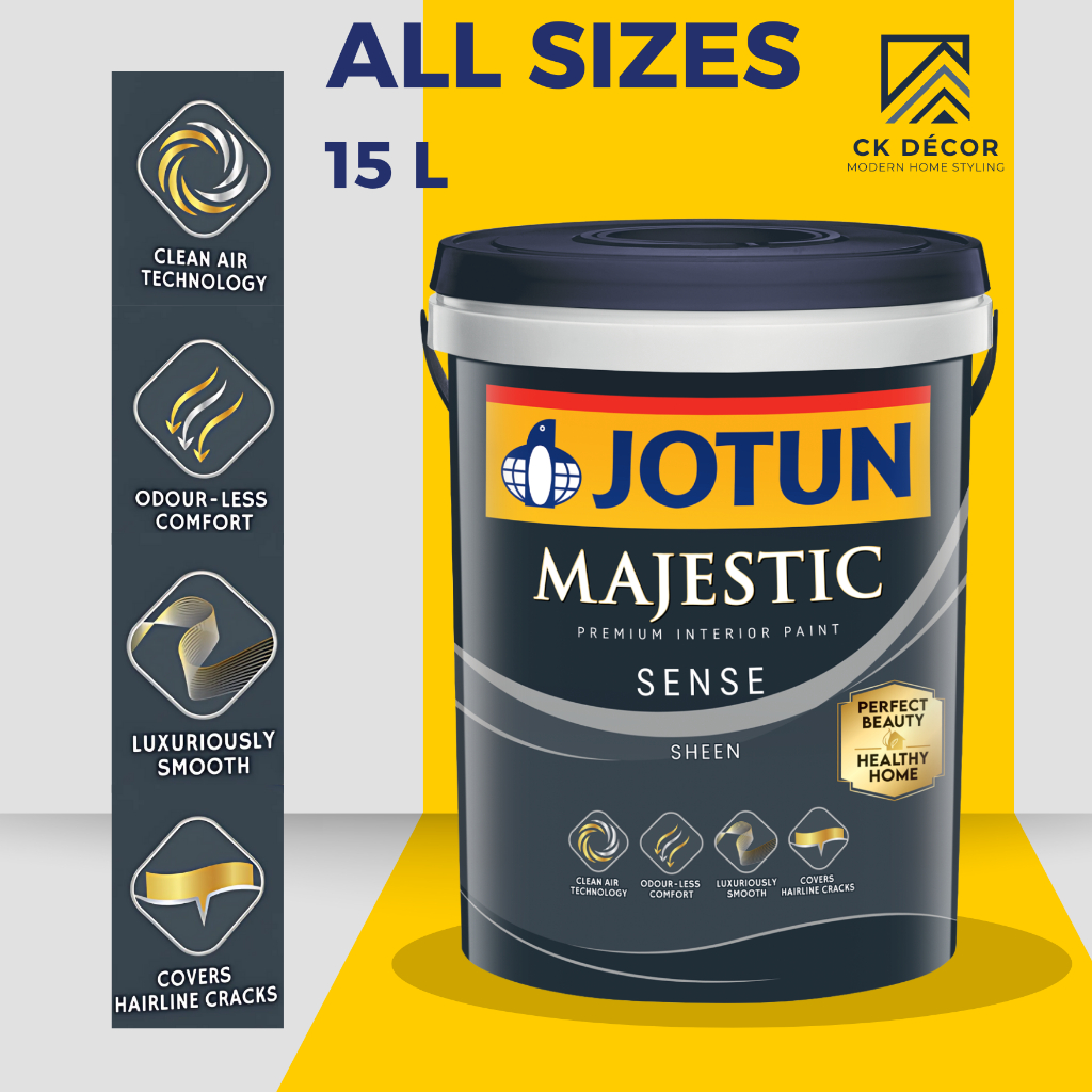 15L Jotun Majestic Sense Premium Interior Paint All New Series Colours ...
