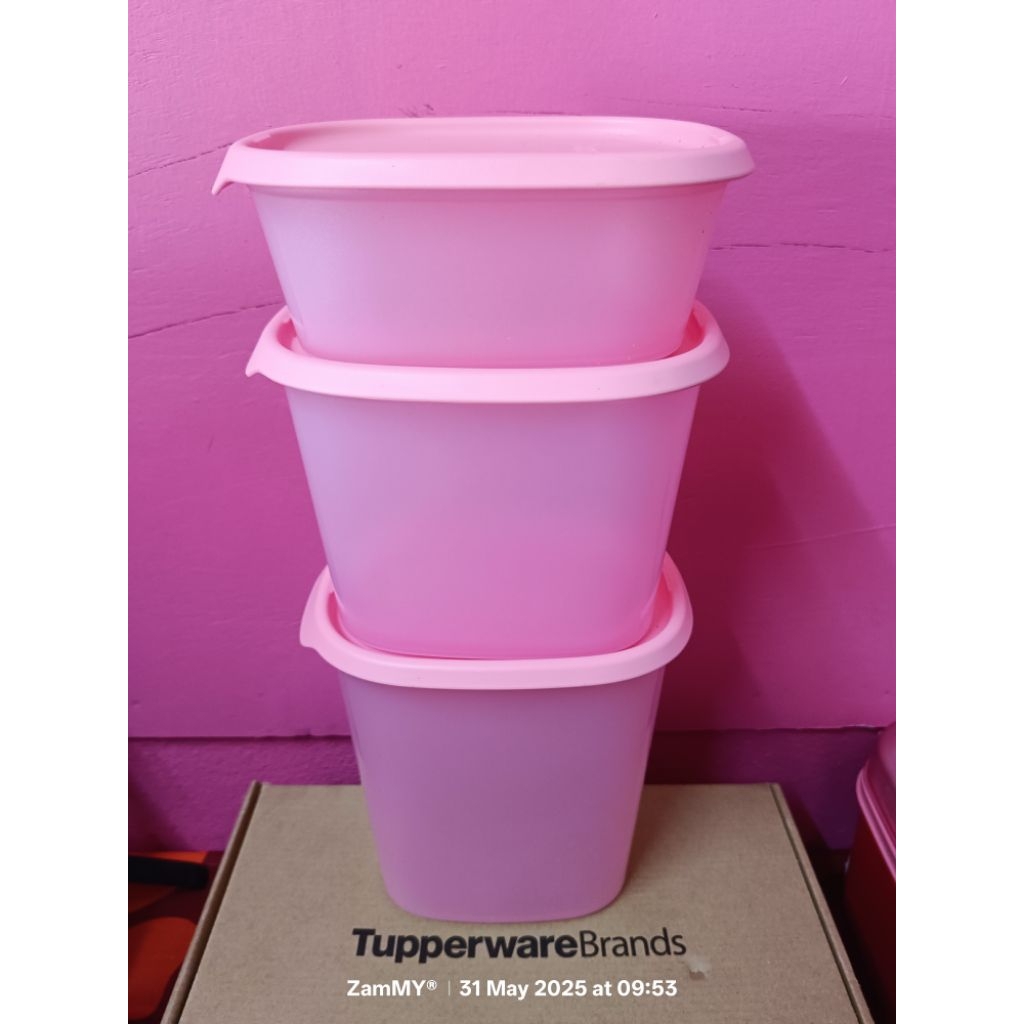 TUPPERWARE ONE TOUCH FRESH SET(3 pcs) | Shopee Malaysia