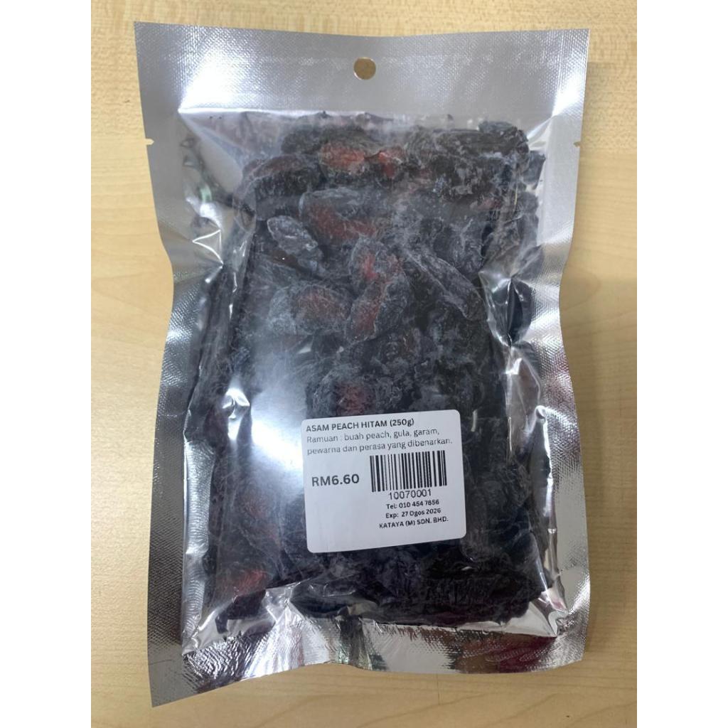 ASAM PEACH HITAM 250g (JEHAN KEREPEK) | Shopee Malaysia