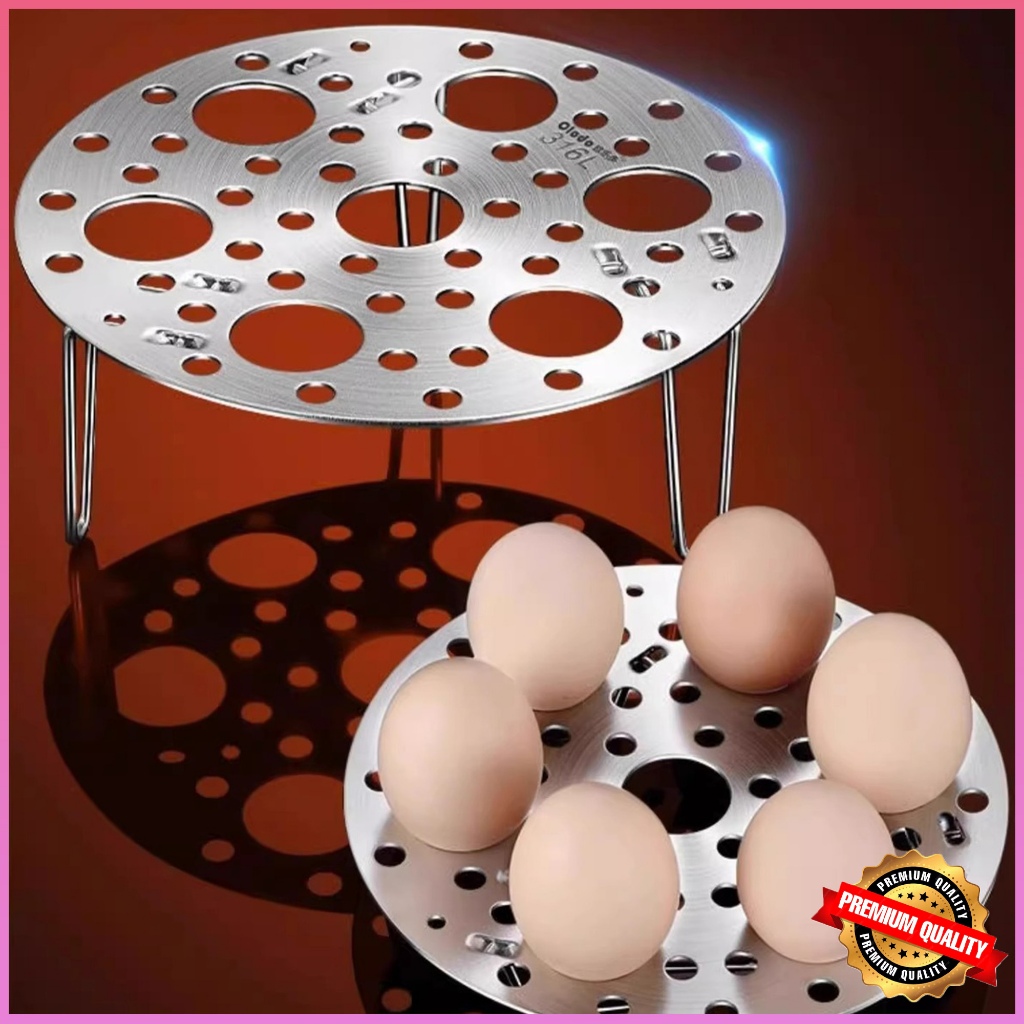 Stainless Steel Steam Rack Egg Steamer Stackable Food Steamer Fish ...