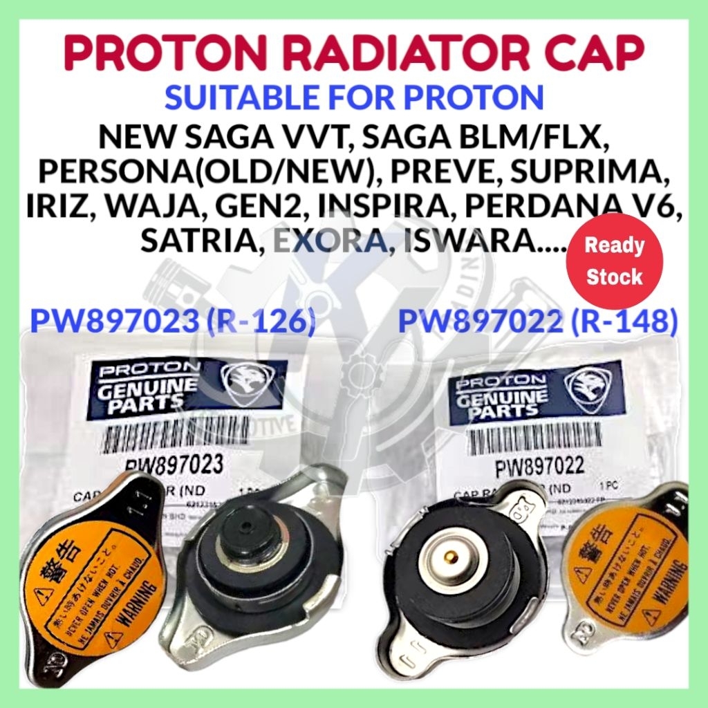 PROTON RADIATOR CAP SAGA VVT SAGA BLM / FLX WIRA WAJA IRIZ SUPRIMA ...