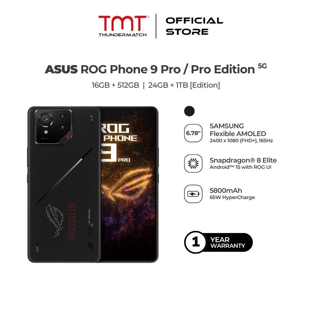 ASUS ROG Phone 9 Pro (16GB RAM + 512GB ROM) | Pro Edition (24GB RAM ...