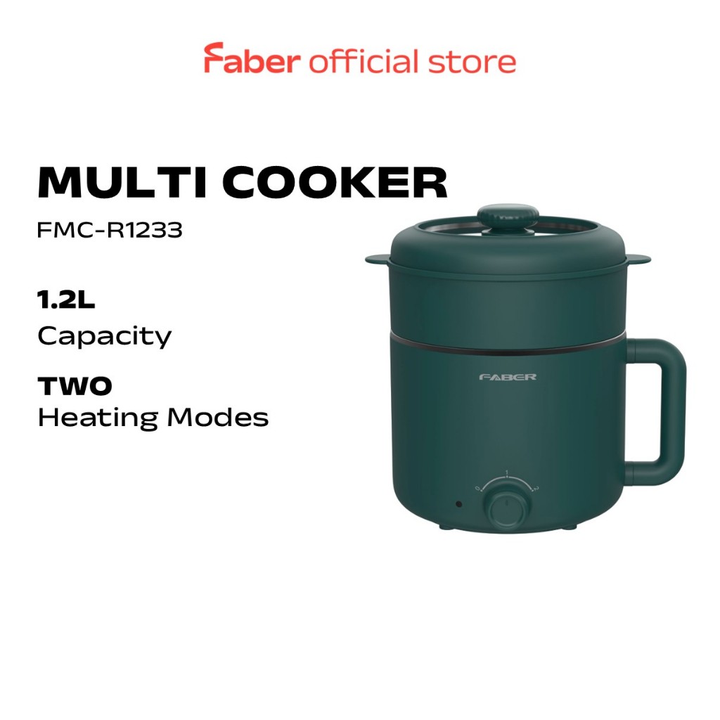 Faber Multi Function Cooker Retro FMC-R1233 | Shopee Malaysia