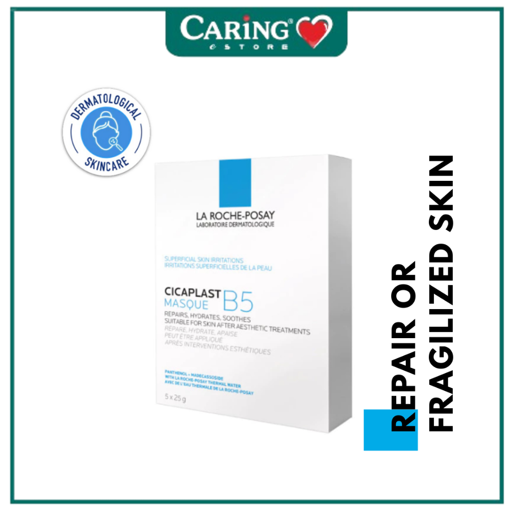 [CICAPLAST] LA ROCHE POSAY B5 FACE BOX MASK 5S | For Normal & Sensitive ...