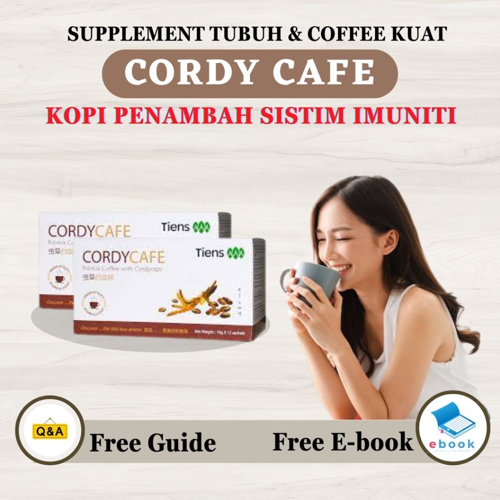 Cordy cafe kopi sihat penambah sistim imuniti - coffee strong man ...