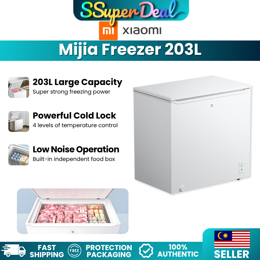 Xiaomi Mijia Mi Freezer 203L Refrigerator Deep Freezing Power Inverter ...