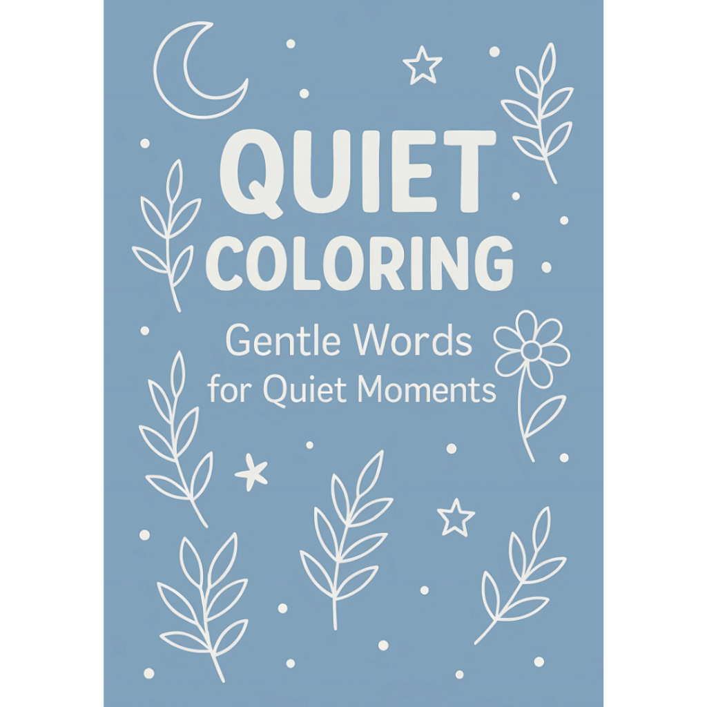 B056 Gentle Words for Quiet Moments Coloring Book Printable PDF Digital ...