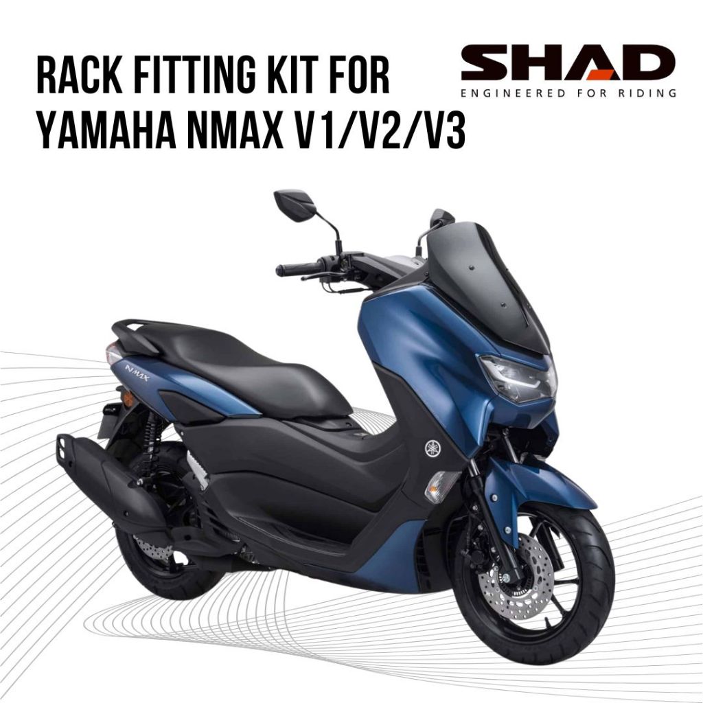 SHAD TOP MASTER RACK FOR YAMAHA N-MAX NMAX V1 V2 V3 2025 16-20'/N-MAX ...