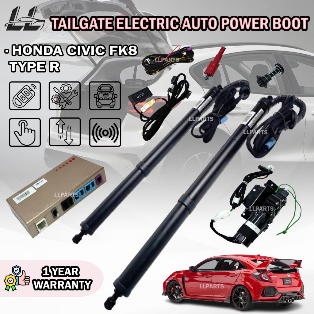 Honda Civic FK8 Type R Plug & Play Electric Auto Tailgate Power Boot ...