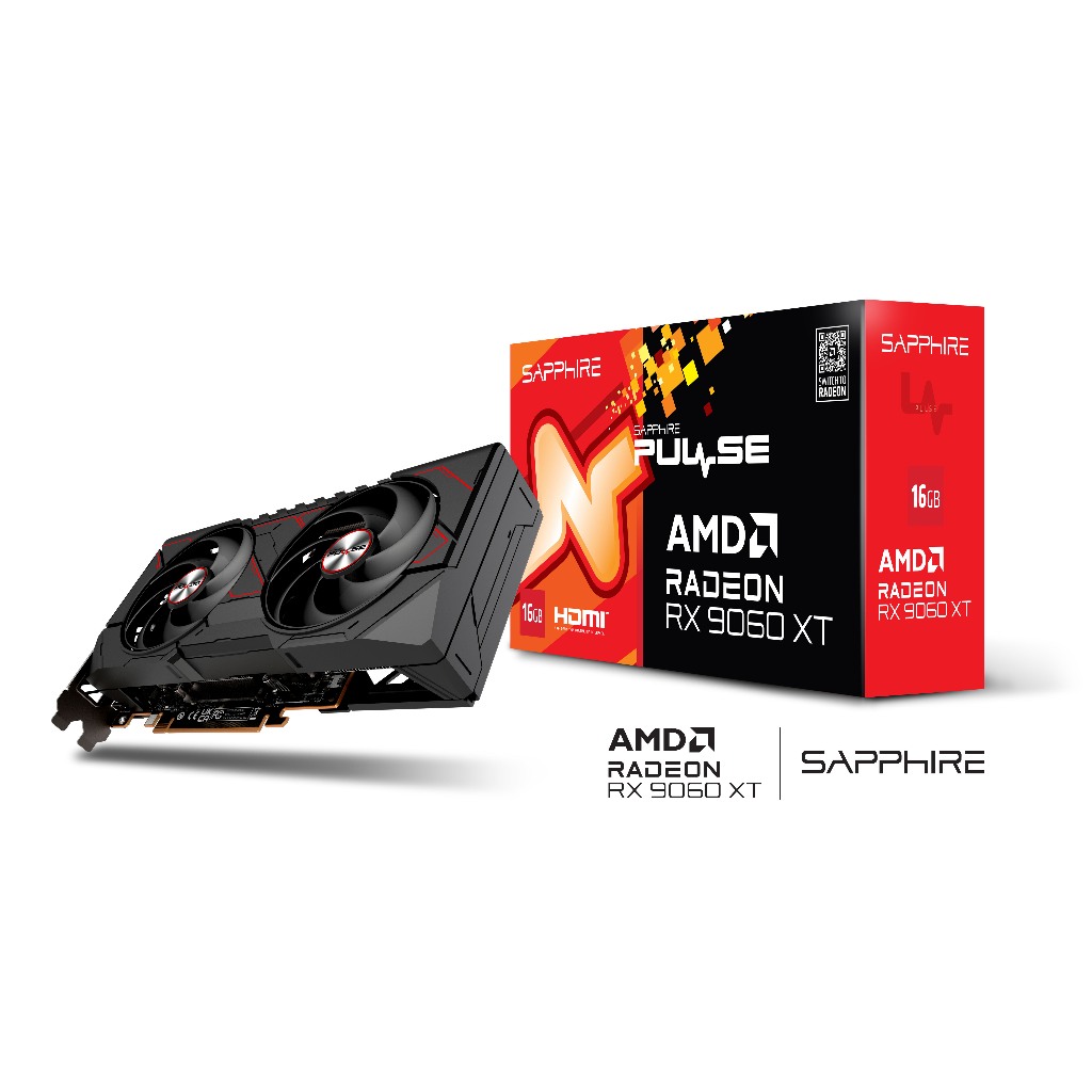 RX 9060 XT SAPPHIRE NITRO+ AMD RADEON GAMING OC 16GB GRAPHIC CARD GPU ...