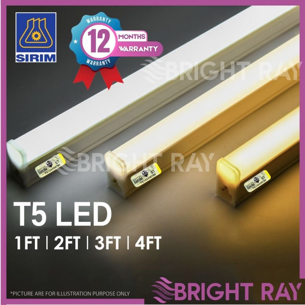 [SIRIM] T5 LED Tube Fluorescent Fitting Drop Curve Light Ceiling Light ...