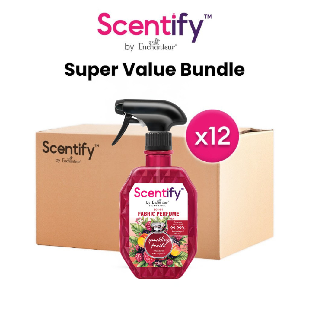 [Super Value Bundle of 12] SCENTIFY Eau De Fabric Sparkling Fruité ...