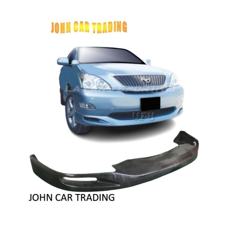 Ready Stock Toyota Harrier 2003~2012 Pu Front Skirt Bodykit Harrier ...
