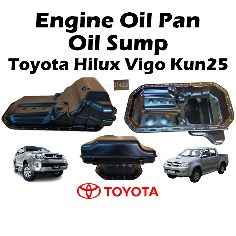 Toyota Hilux Vigo Kun25 Engine Oil Pan / Oil Sump | Shopee Malaysia
