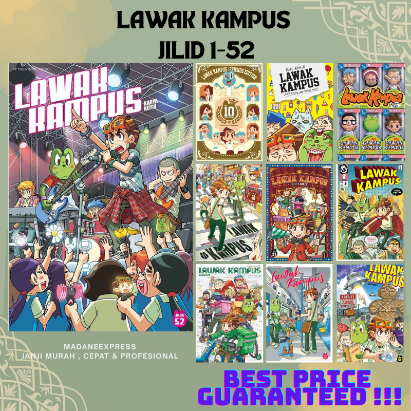 [XPRESS] LAWAK KAMPUS JILID 1-52 & 365 /ADD-ON/BUKU AKTIVITI - KADOKAWA ...
