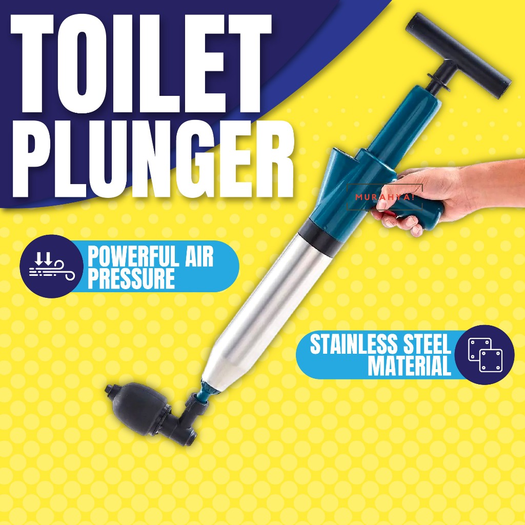 Toilet Plunger High Pressure Air Drain Pipe Dredge Toilet Pump Plunger ...