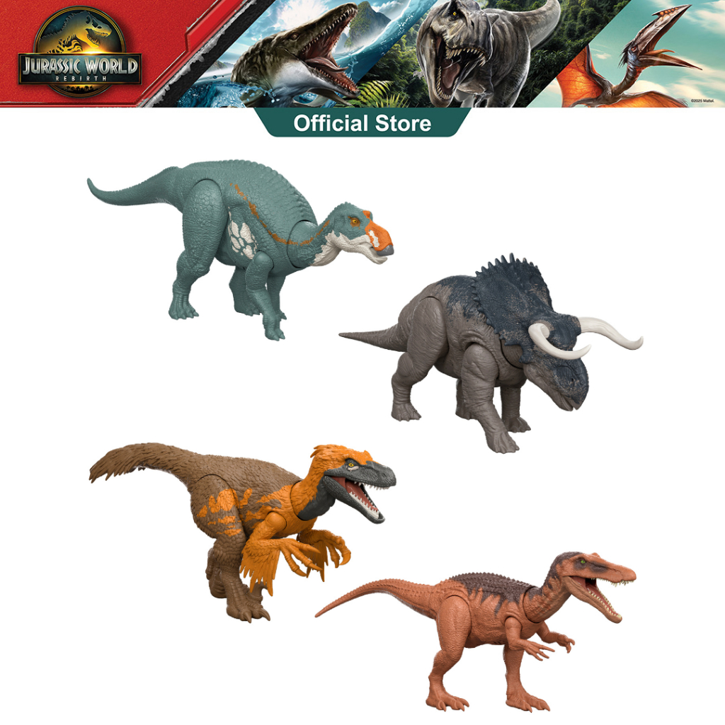 [2025 JURASSIC WORLD MOVIE] Jurassic World Wild Roar - Assorted (JGB87 ...