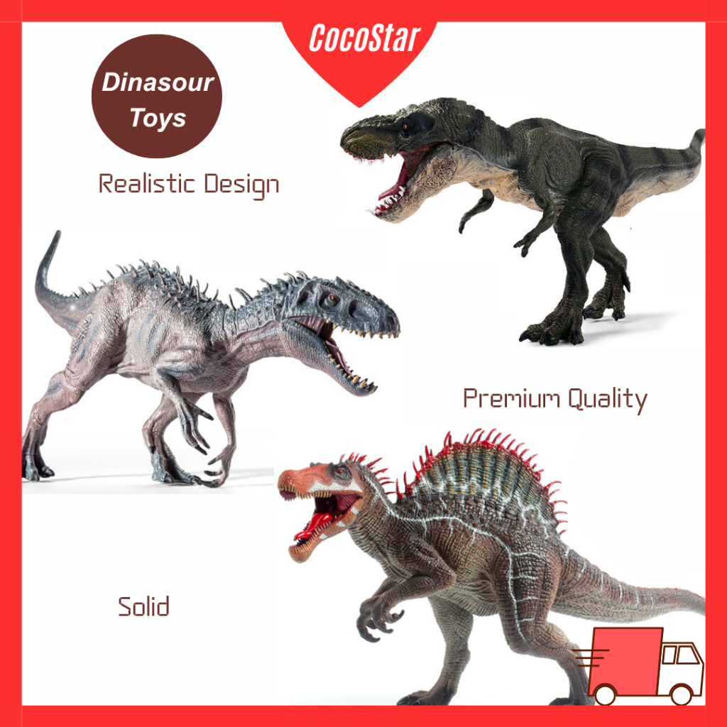 CocoStar Premium Dinosaur Plastic Toys Stimulation Realistic Dinosaur ...