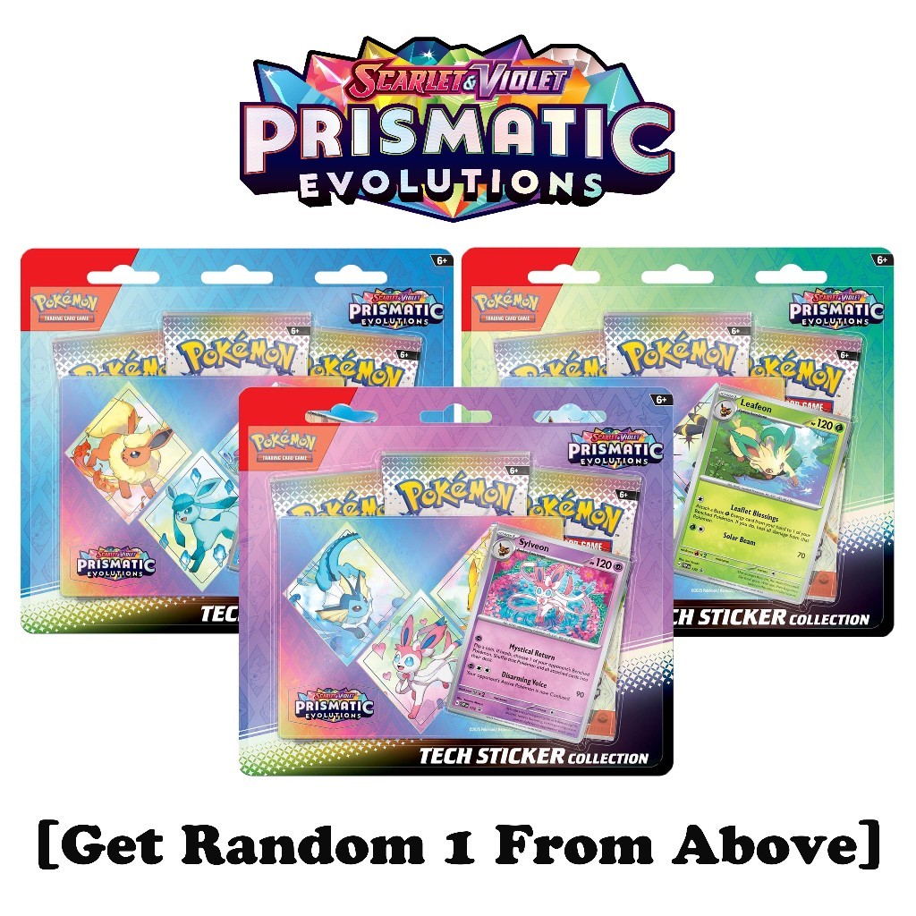 Pokemon TCG Prismatic Evolution SV8.5 ETB/Mini Tin/Blister/Pouch/Poster ...