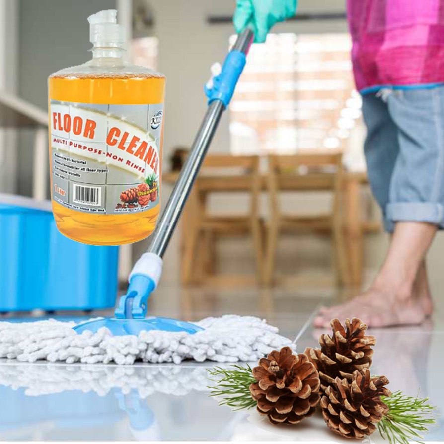 1L KILEI ROUND BOT/FLOOR CLEANER PINE FRESH Multi Purpose Non-Rinse ...