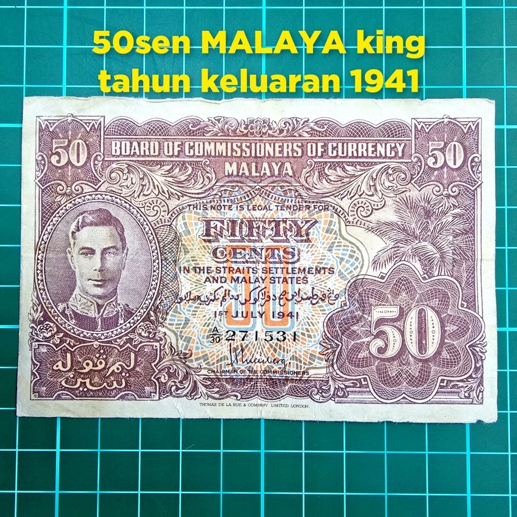 (A414) 20sen kertas duit Malaysia duit kertas lama duit syiling lama barang antik barang lama ...