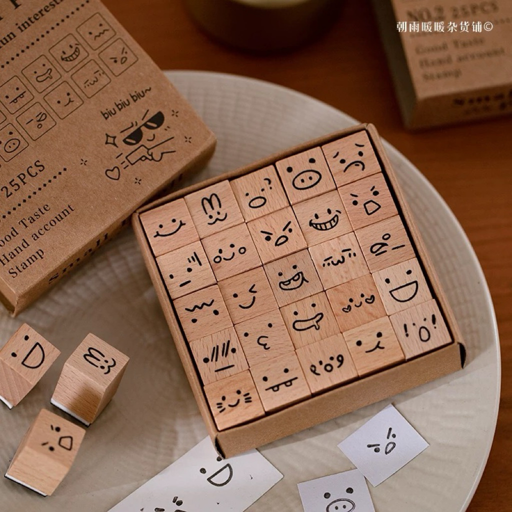 Small Emoji Rubber Stamp I Shinjodu I Rubber Stamp I | Shopee Malaysia