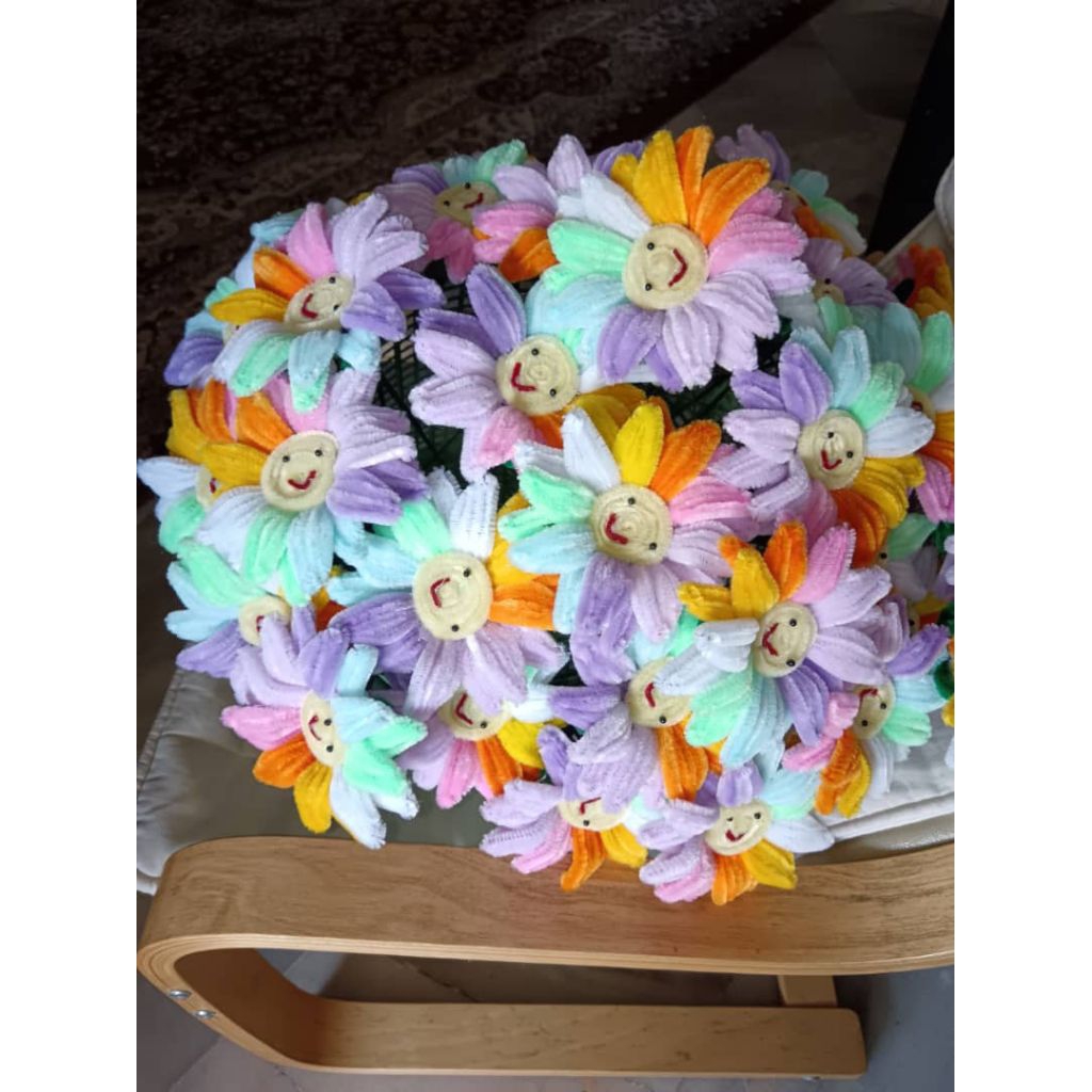CHENILLE FLOWERS/BUNGA KAWAT BULU | Shopee Malaysia