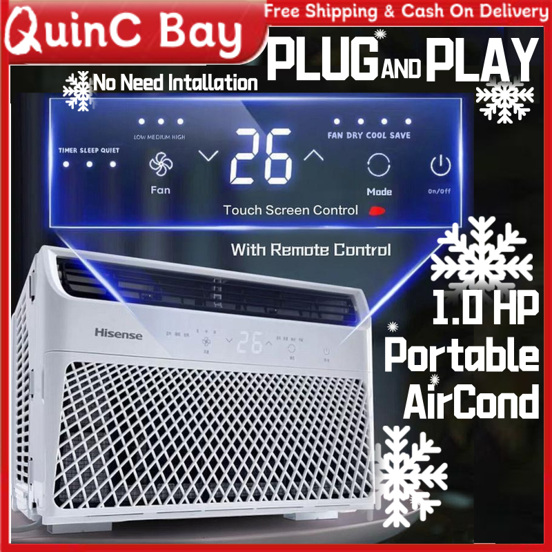Hisense 1.0HP Install Window Type Air Cond Air Conditioner Air-Cond Non ...