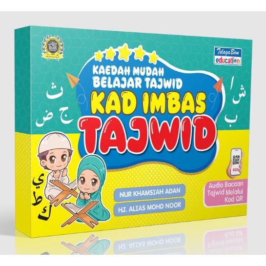 Kad Imbas Tajwid (Kaedah Mudah Belajar Tajwid) | Shopee Malaysia