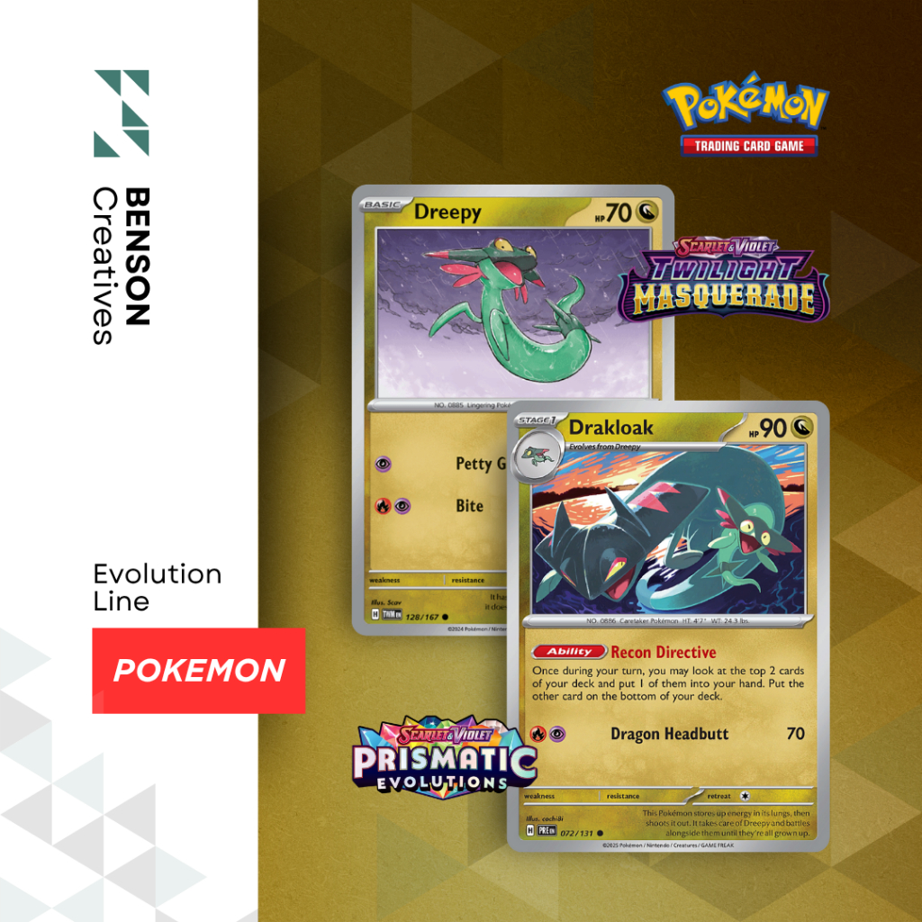 Dreepy, Drakloak (Evolution Line) [Twilight Masquerade, Prismatic ...