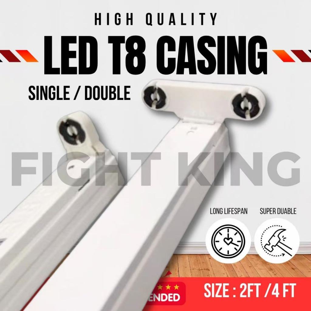 LED T8 Casing Fitting led T8 Single Casing 2ft 4ft 2 feet 4 feet Casing ...